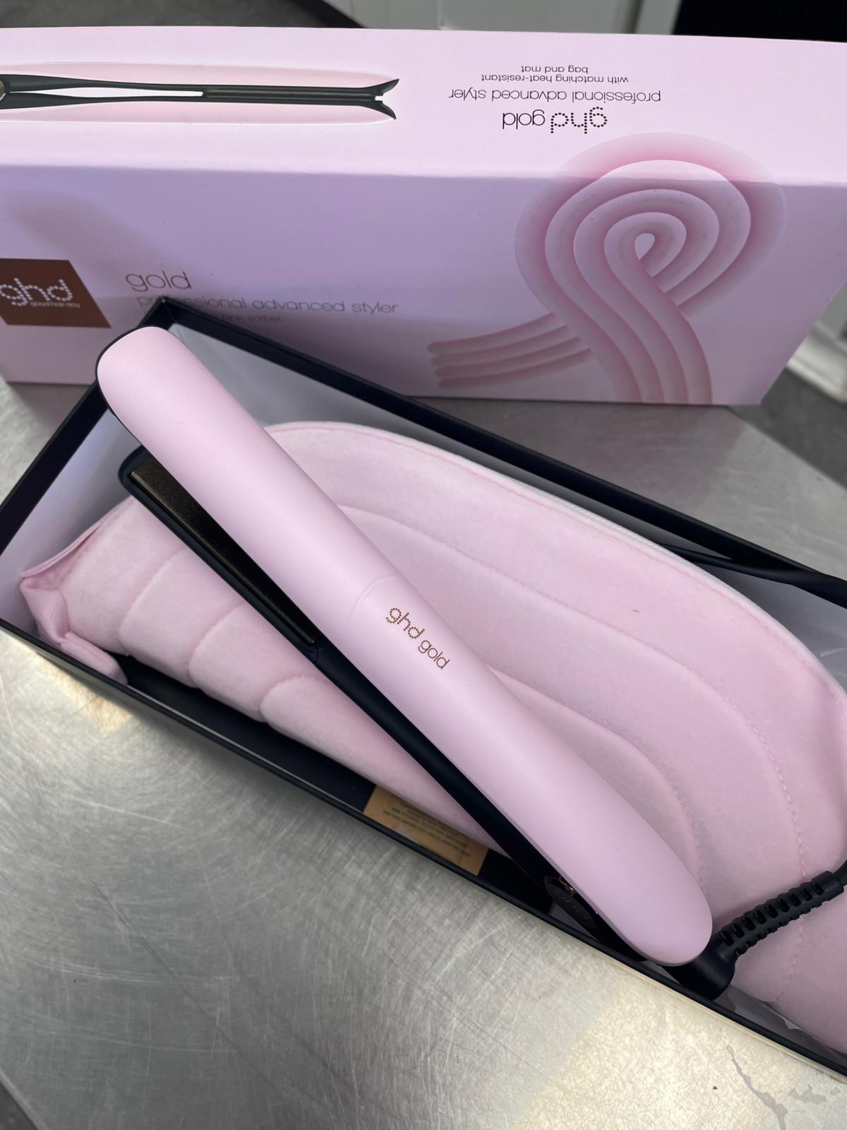 GHD Gold limited edition Pink Sorbet straightener